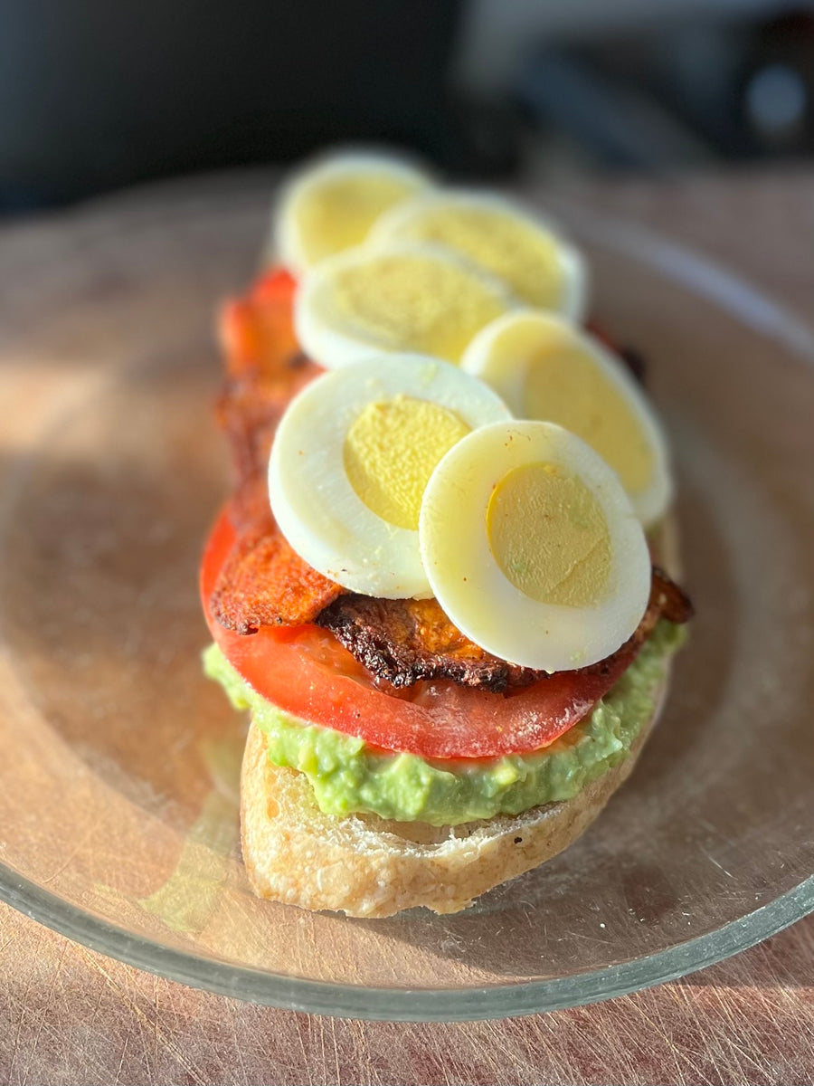 Open-Faced Lion's Mane Breakfast Sandwich – Fat Moon Mushrooms