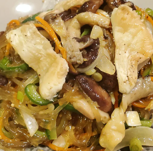 Korean Japchae Noodles – Fat Moon Mushrooms