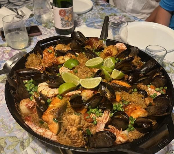 Mushroom & Seafood Paella – Fat Moon Mushrooms